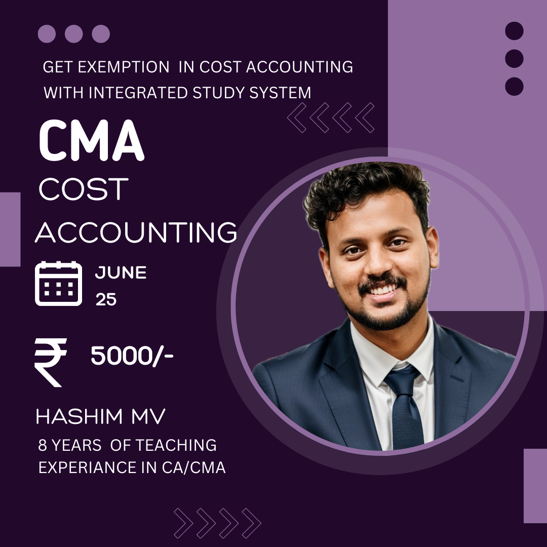 COST ACCOUNTING CMA INTER - JUNE 25 | HABEEB RAHMAN CLASSES